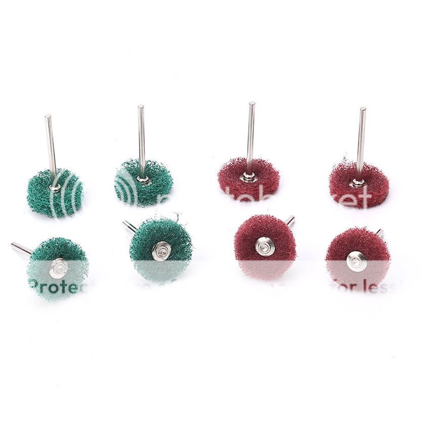 2.35mm Shank Polishing Brush Buffing Wheel Discs For Drill Bit Grinder ...